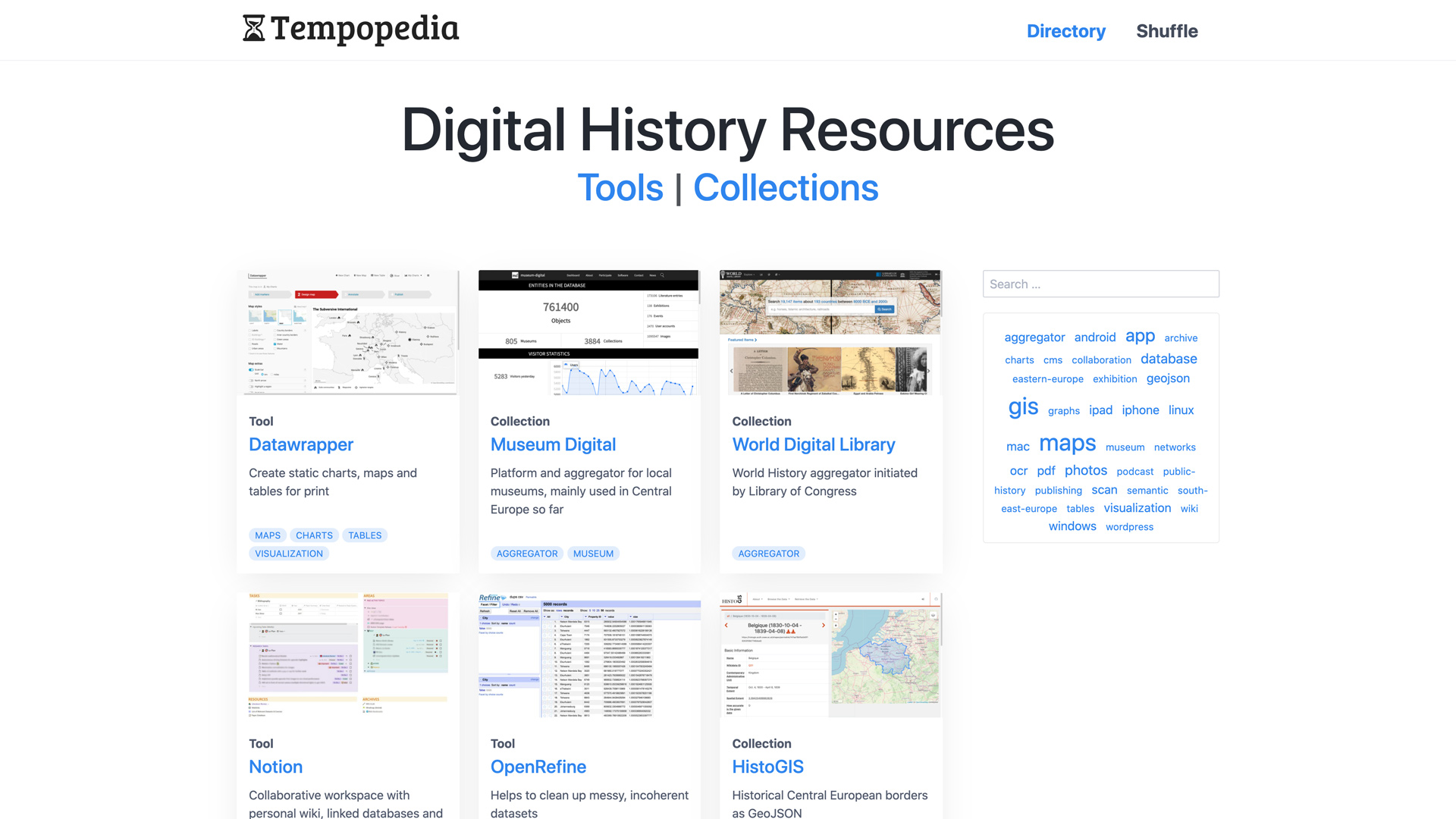 Directory Tempopedia